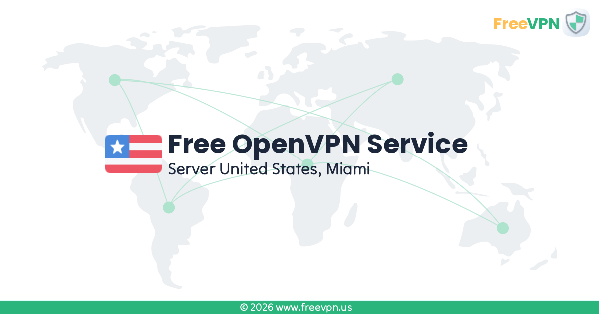 FreeVPN - OpenVPN Server United States US 2